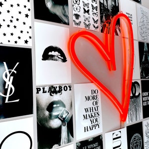 The Black and White Print Pack, Wall Collage Kit, Teen Bedroom, Dorm ...