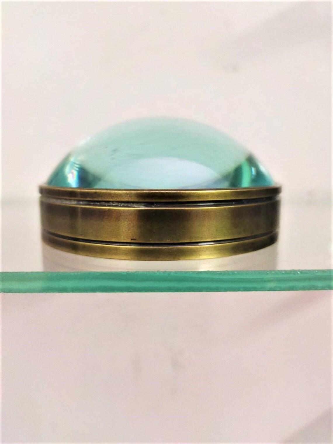 Brass Desk Magnifier # Vintage Desk Magnifier Glass Paperweights ...