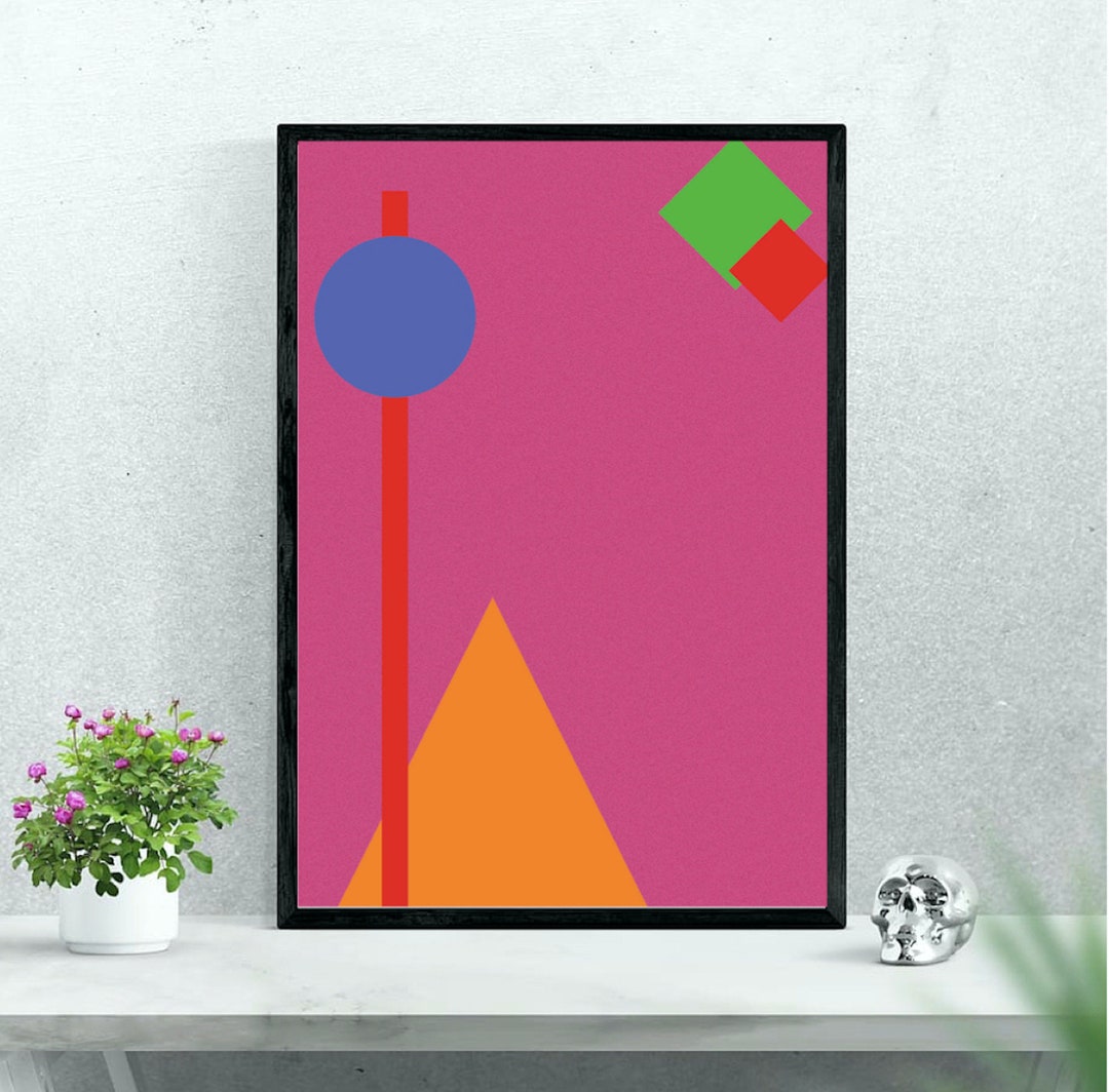 PDF, PNG, JPG Printable Abstract Art Digital Download - Etsy