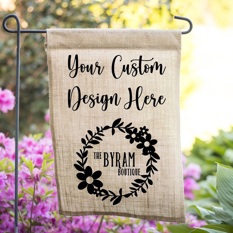 Burlap Yard Flag - Etsy