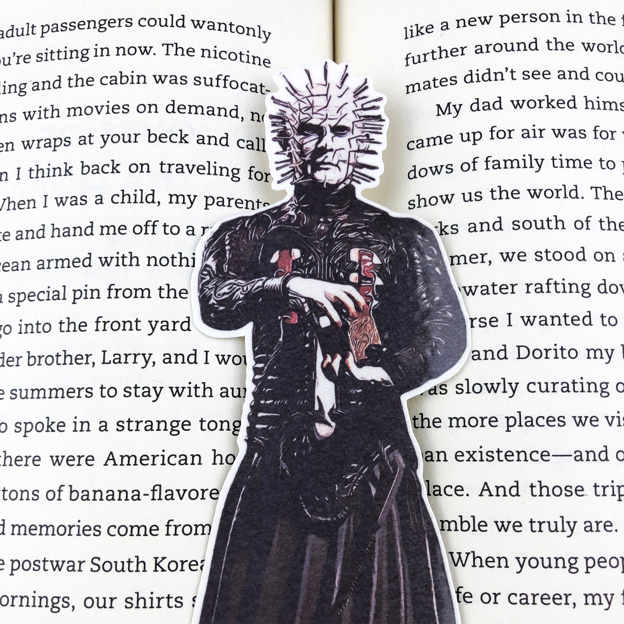 Hellraiser Pinhead Fan Art Collectible Bookmark Laminated | Etsy