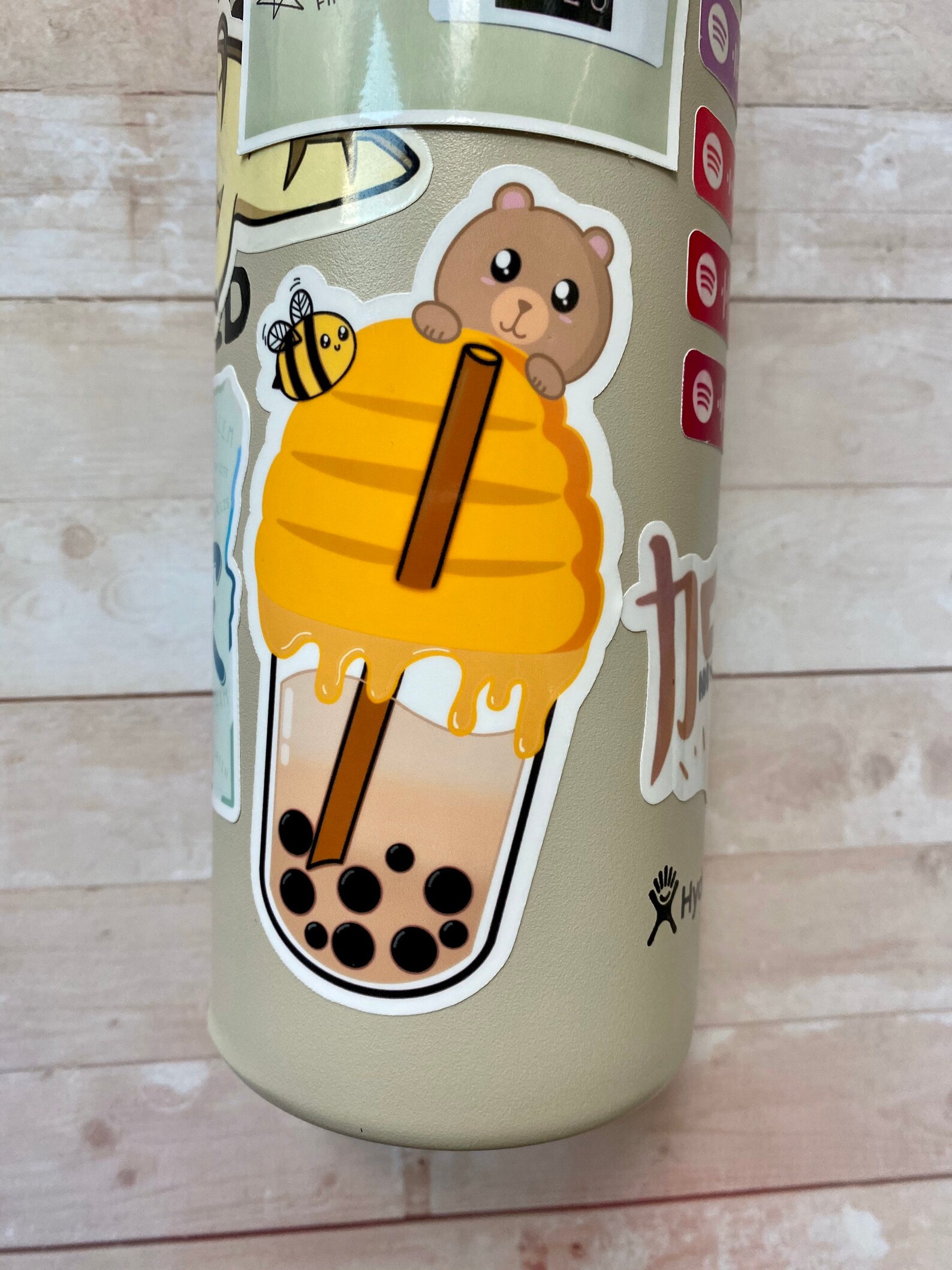 Boba Sticker/ Bubble Tea Sticker/ Boba Bear/ Bee Sticker/honey - Etsy