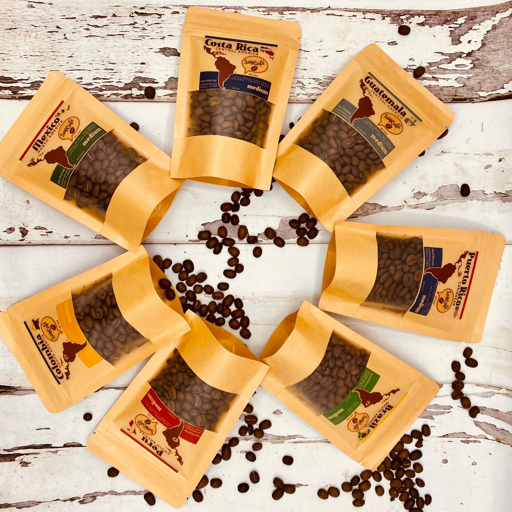 Mini Coffee Sampler, Small Coffee Sampler Box, Coffee Gift Box, Coffee ...