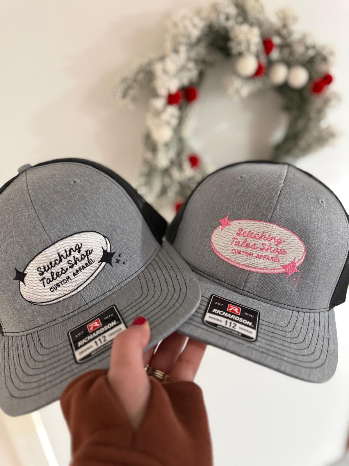 Custom Embroidered Hats, Business Logo Hats, Richardson 112 Trucker Cap ...