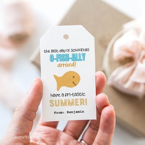 Printable Last Day of School Fish Tags You Are O-fish-ally Awesome ...