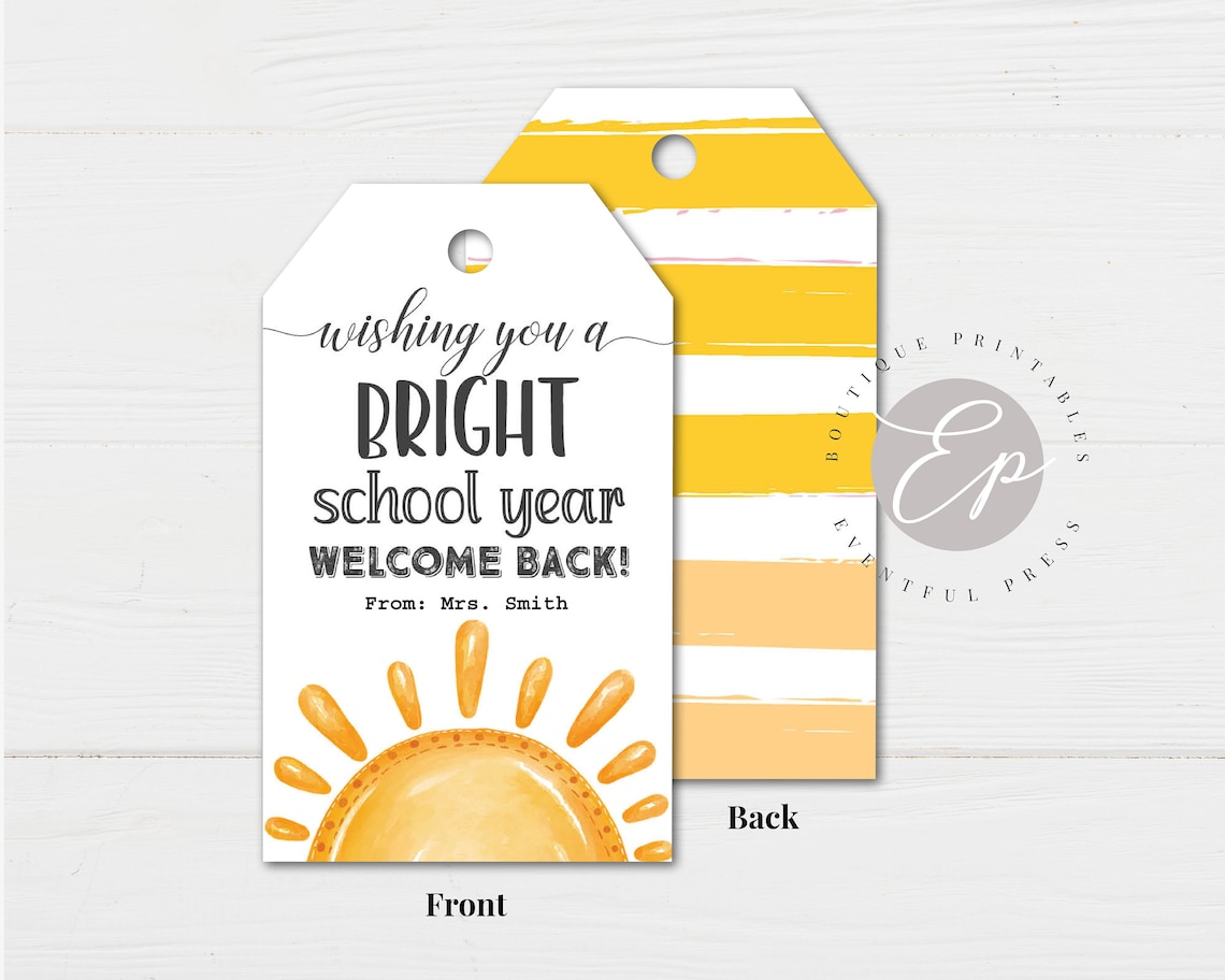 Wishing You a Bright School Year Welcome Back to School Sun Sunny ...
