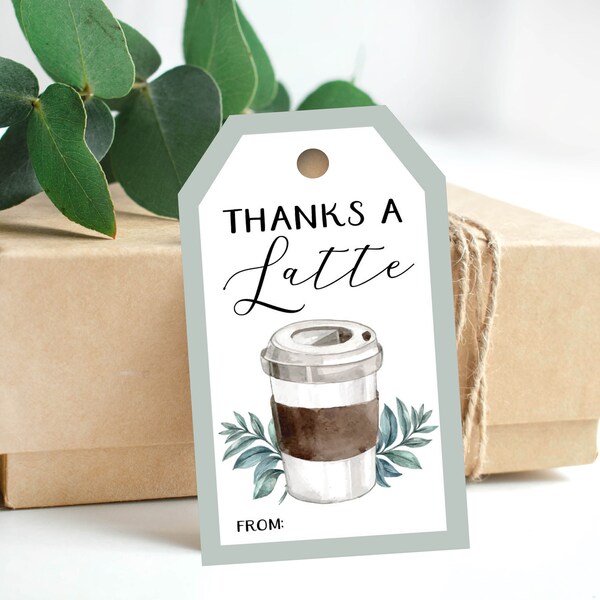 Thanks a Latte - Etsy