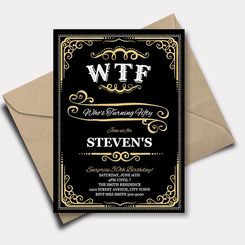 Wtf Card - Etsy