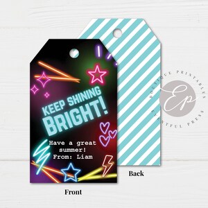 Neon Last Day of School Summer Vacation Glow Sticks School Classroom ...