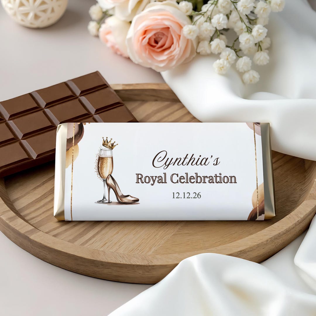 Shades of Brown Chocolate Bar Wrappers: (canva Template - Digital ...