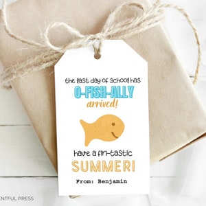 Printable Last Day of School Fish Tags You Are O-fish-ally Awesome ...