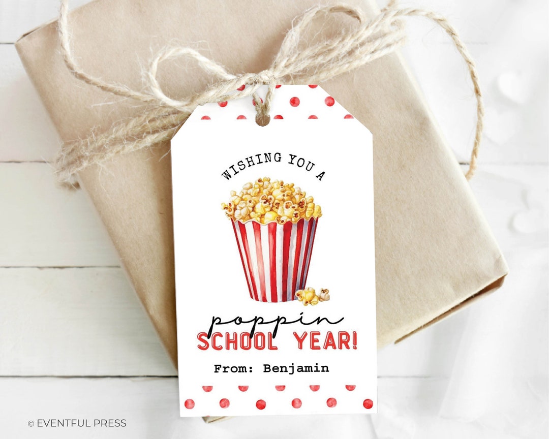 Wishing You a Poppin School Year Welcome Back to School First Day of ...