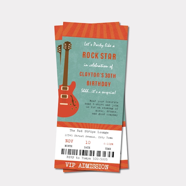 Concert Invitations - Etsy