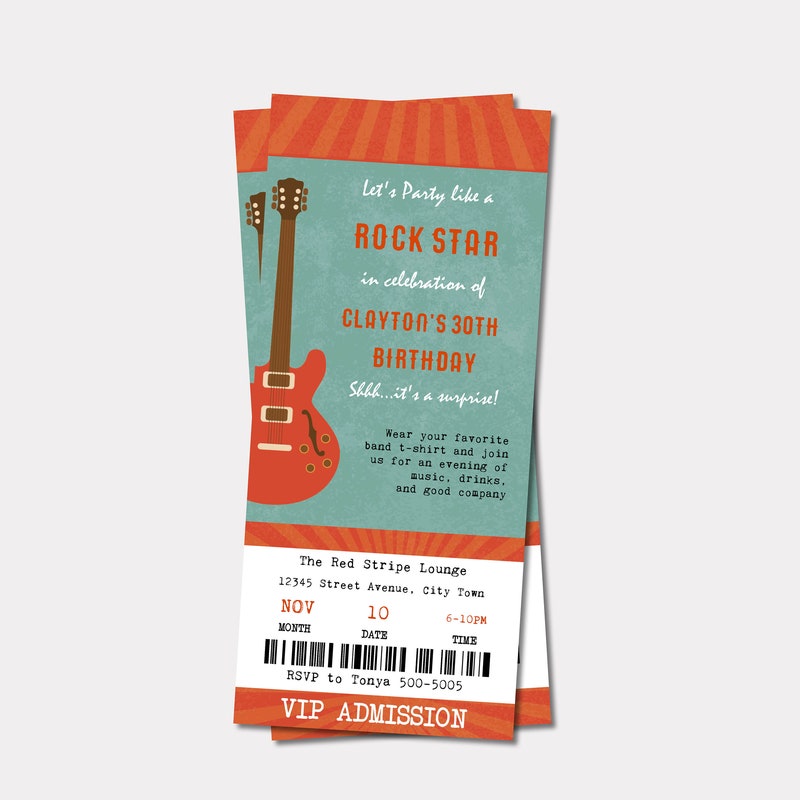 Concert Invitations - Etsy