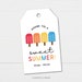 Rainbow Popsicle Tags Last Day of School Classroom End of School Year ...
