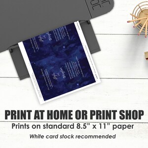 Starry Night Wedding Water Bottle Label Celestial Wedding, Night Sky ...