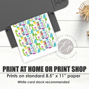 Welcome Back to School Gift Tag, Just in Slime for an Awesome School ...