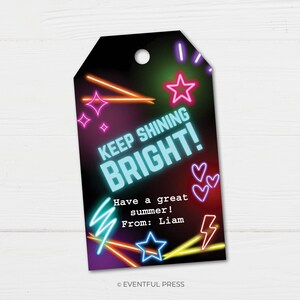 Neon Last Day of School Summer Vacation Glow Sticks School Classroom ...