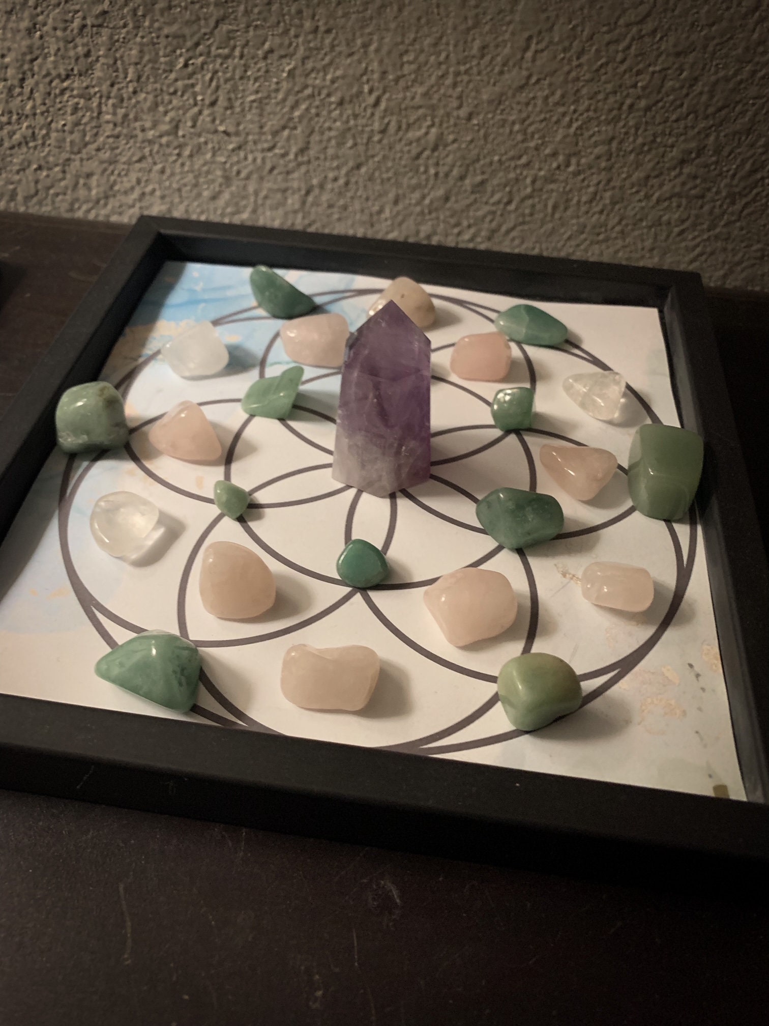 25 Printable Crystal Grid Templates | Black and White , Sacred Geometry ...