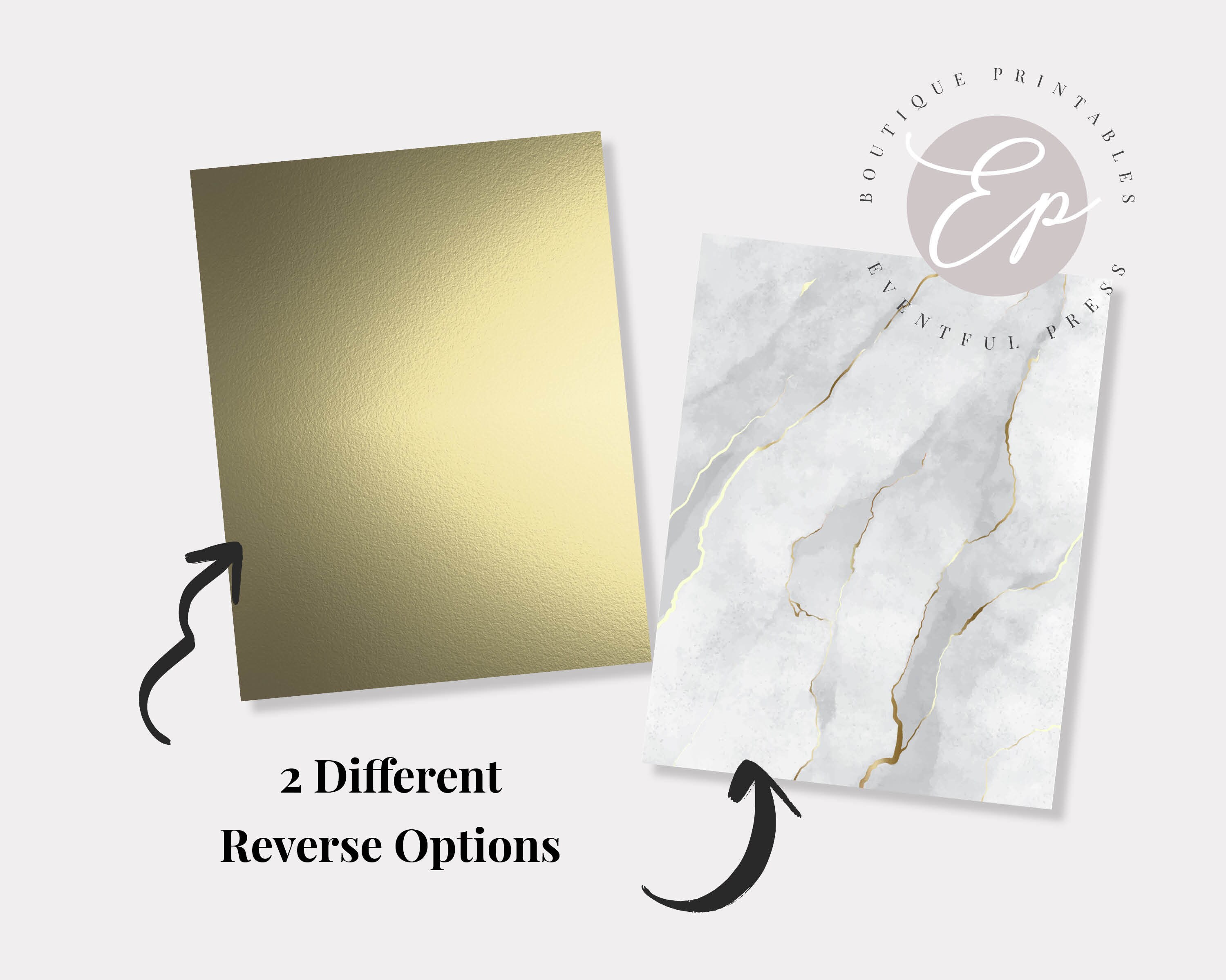 Printable Tarot Cards With Key Words Marble and Gold Tarot | Etsy