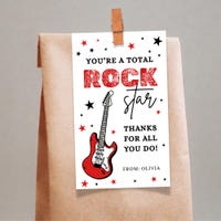 Rock Star Theme Banner, Teachers Rock Banner, Teachers Appreciation ...