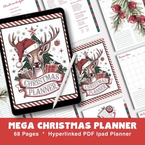 Digital Christmas Planner, Holiday Organizer, Christmas Budget Tracker ...