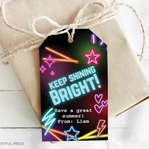 Neon Last Day of School Summer Vacation Glow Sticks School Classroom ...