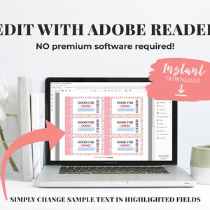 Printable Coupon Book Mother's Day Retro Multicolor Custom Vouchers ...