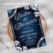Denim and Diamonds Party Invitation: Editable PDF Template - Etsy
