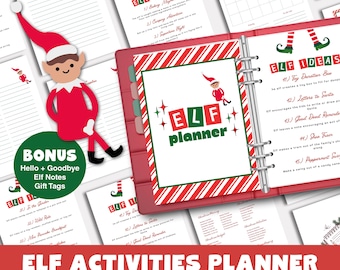 Christmas Elf Activities Planner Easy Elf Ideas Elf Kit December ...
