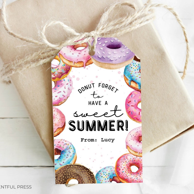 Donut Tag - Etsy