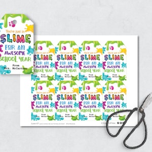 Welcome Back to School Gift Tag, Just in Slime for an Awesome School ...