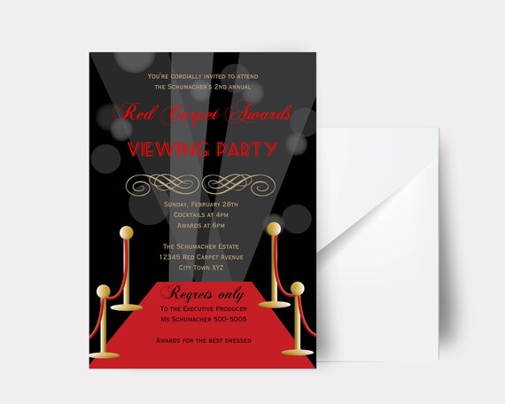 Awards Red Carpet Invitation