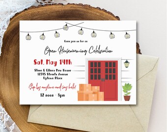New Home Open House Invitation - Etsy