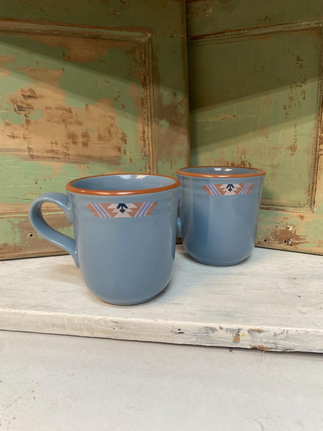 Noritake Stoneware - Blue Adobe - Made in Japan - Set of (2) Coffee ...