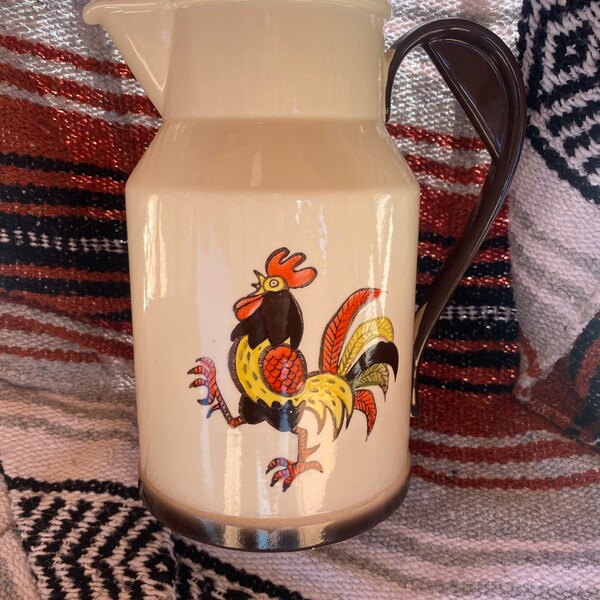 Rooster Pitcher - Etsy