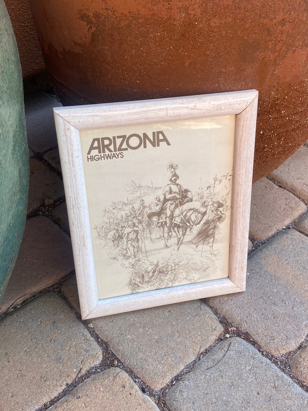 Vintage Framed Southwest Arizona Highways Magazine Cover 1984 William ...