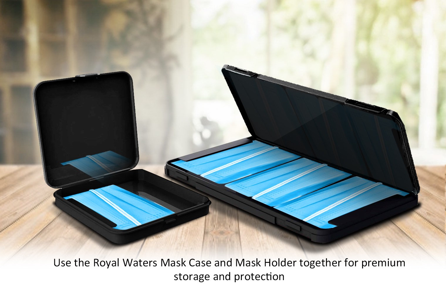 5 PACK Face Mask Case - Portable Mask Case - Car Mask Holder - Reusable ...