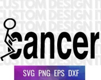 F Cancer Svg | Etsy