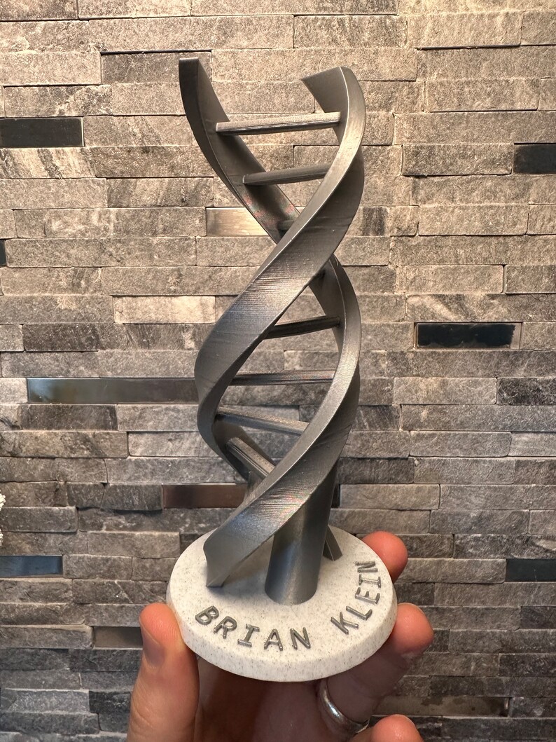 PERSONALIZED CUSTOM DNA Double Helix Pen Holder Biology - Etsy