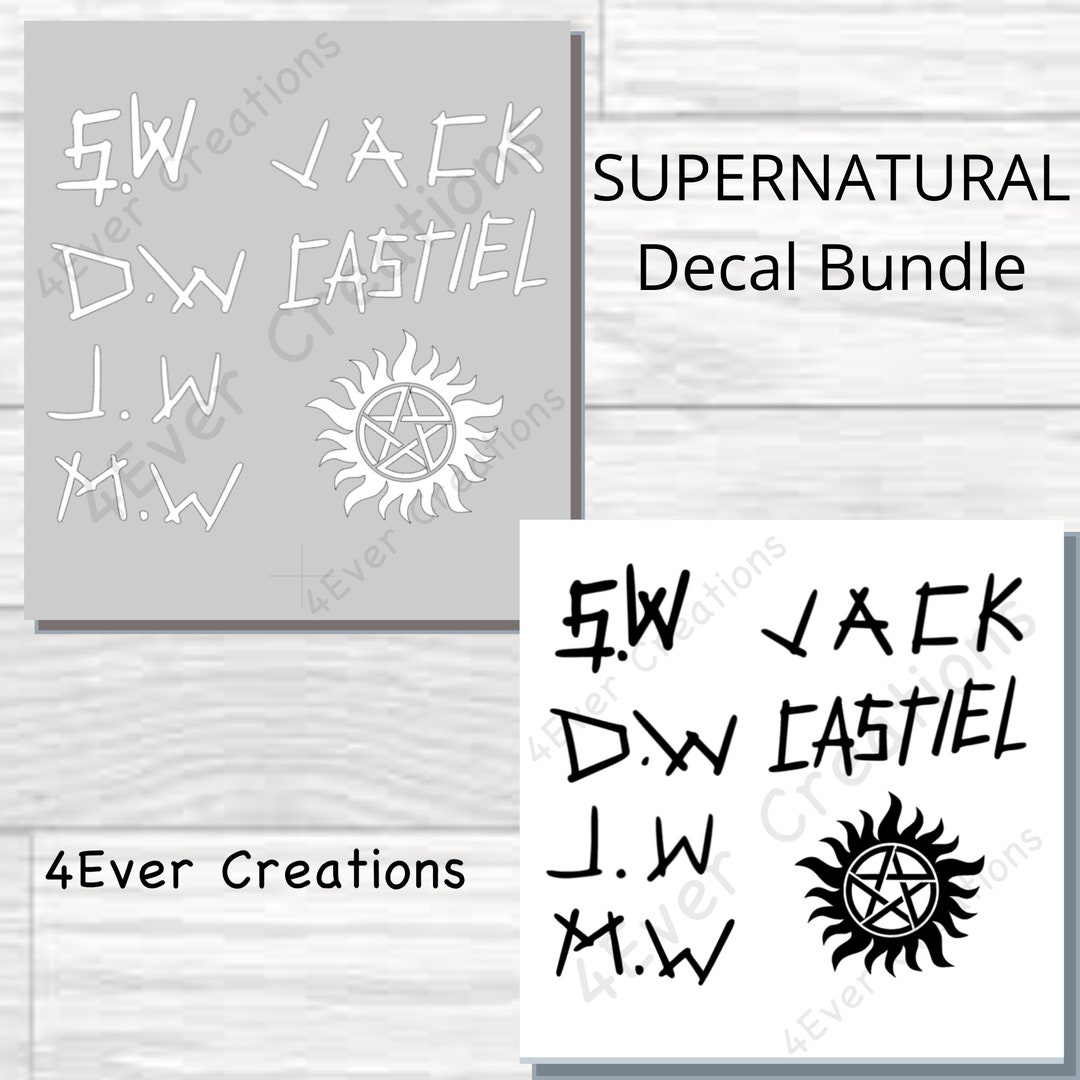 Supernatural Decal, Supernatural Decor, Winchester Brothers, Winchester ...