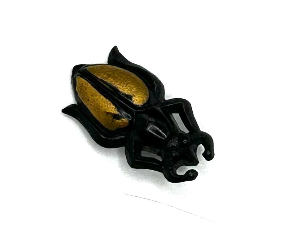 Vintage Realistic Button Black Insect Bug Roach Cockroach Goofies ...