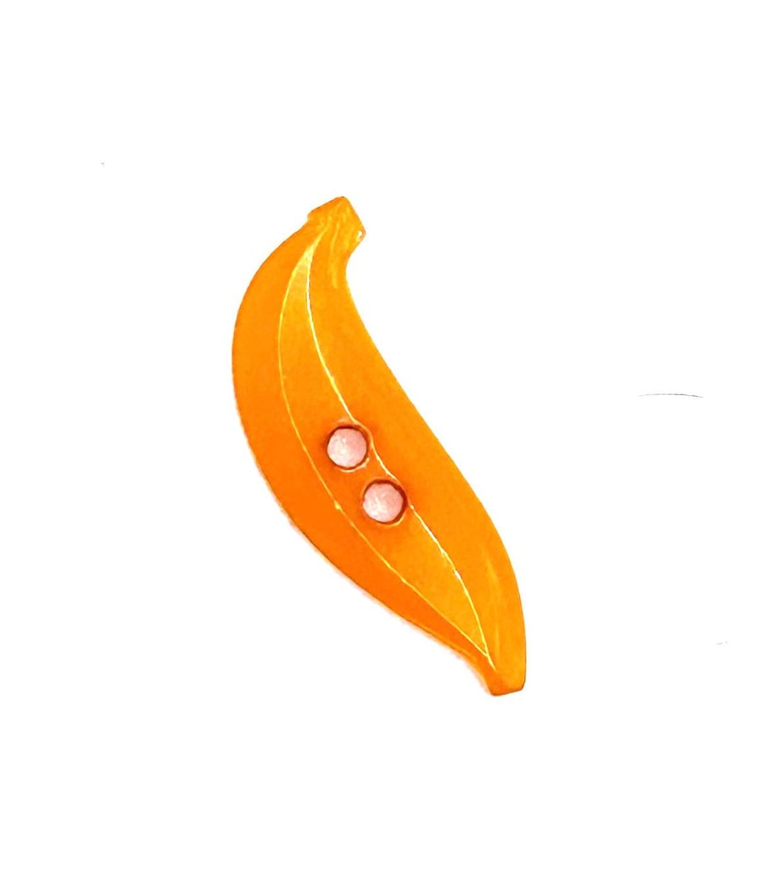 Vintage Realistic Button BAKELITE BANANA in Butterscotch fruit ...