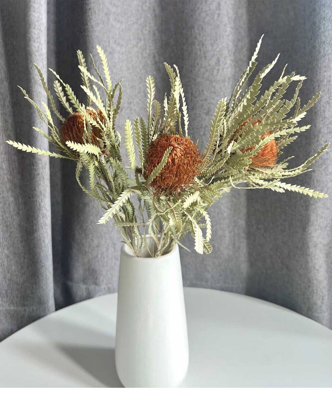 Dried Mini Protea Branches，formosa Banksia Flowers，dried Flowers ...