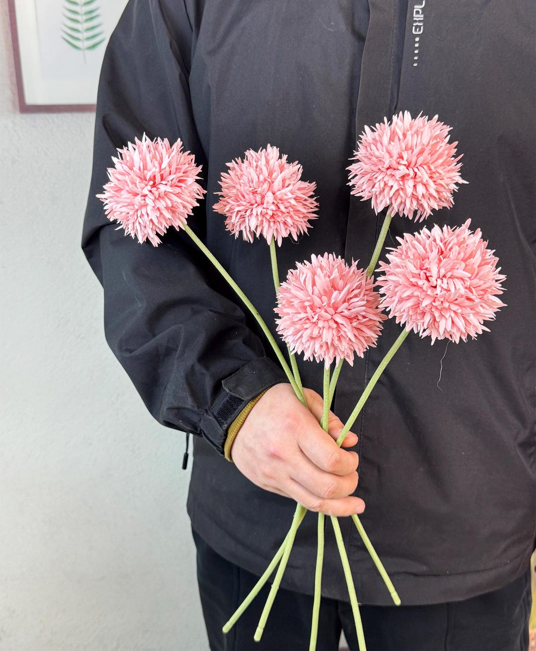2/5/10 Pcs Faux Flower Ball，artificial Pink Flower Ball，centerpiece ...