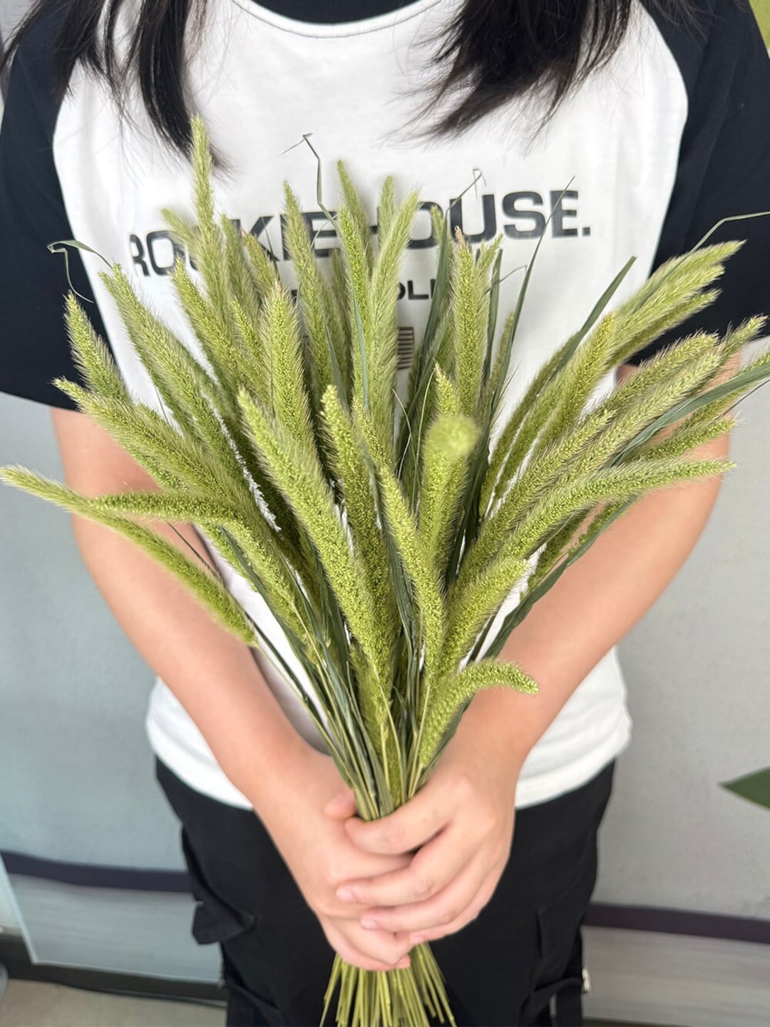 Dry Green Grass Bundles，natural Bunny Grass Bunch，flowers Arrangement ...