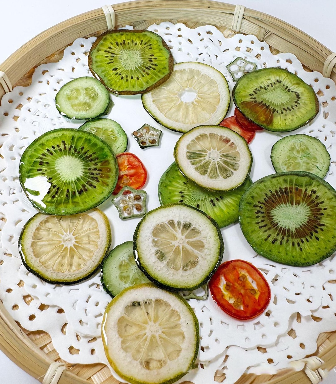 5 Type Resin Real Fruit Slices，natural Fresh Fruits Slices，diy ...