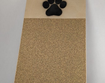 Dog Paw Print Board - Etsy