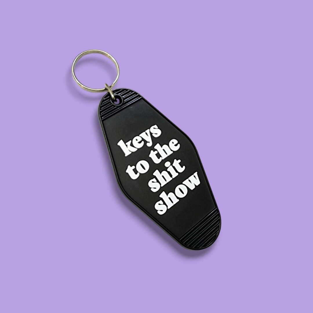 Keys to the Shit Show, Alternative Alt Girl Grunge Goth Keychain, Moody ...