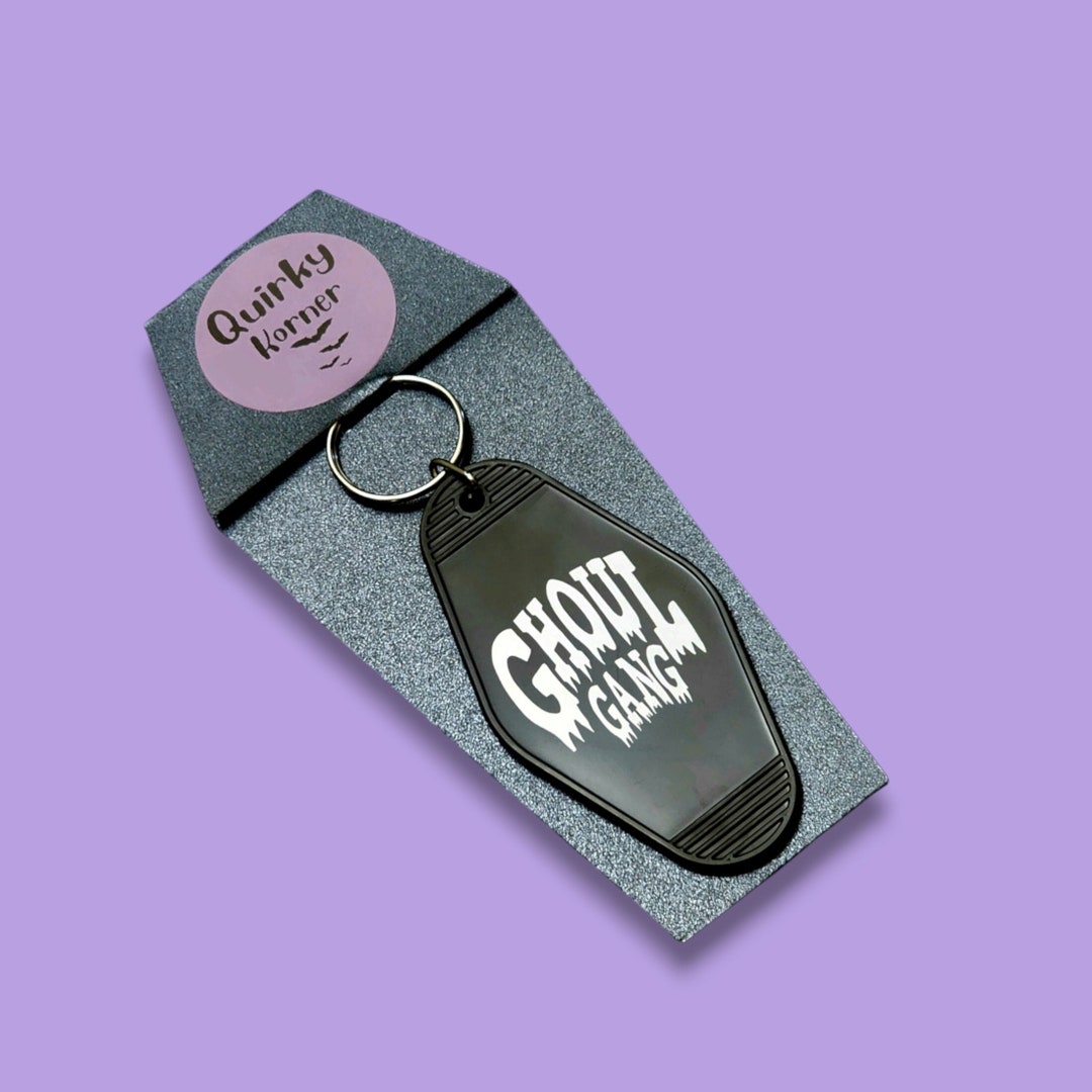 Ghoul Gang Goth Keychain, Gothic Gifts for Her, Bridesmaids, or Best ...